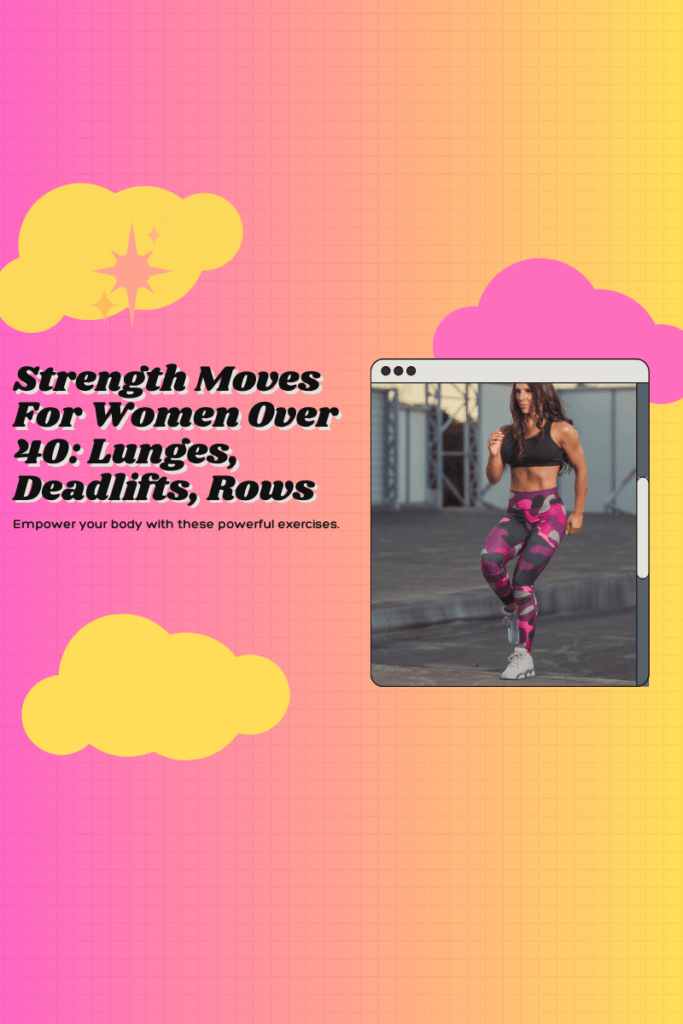Strength Moves For Women Over 40: Lunges, Deadlifts, Rows - Ageless ...