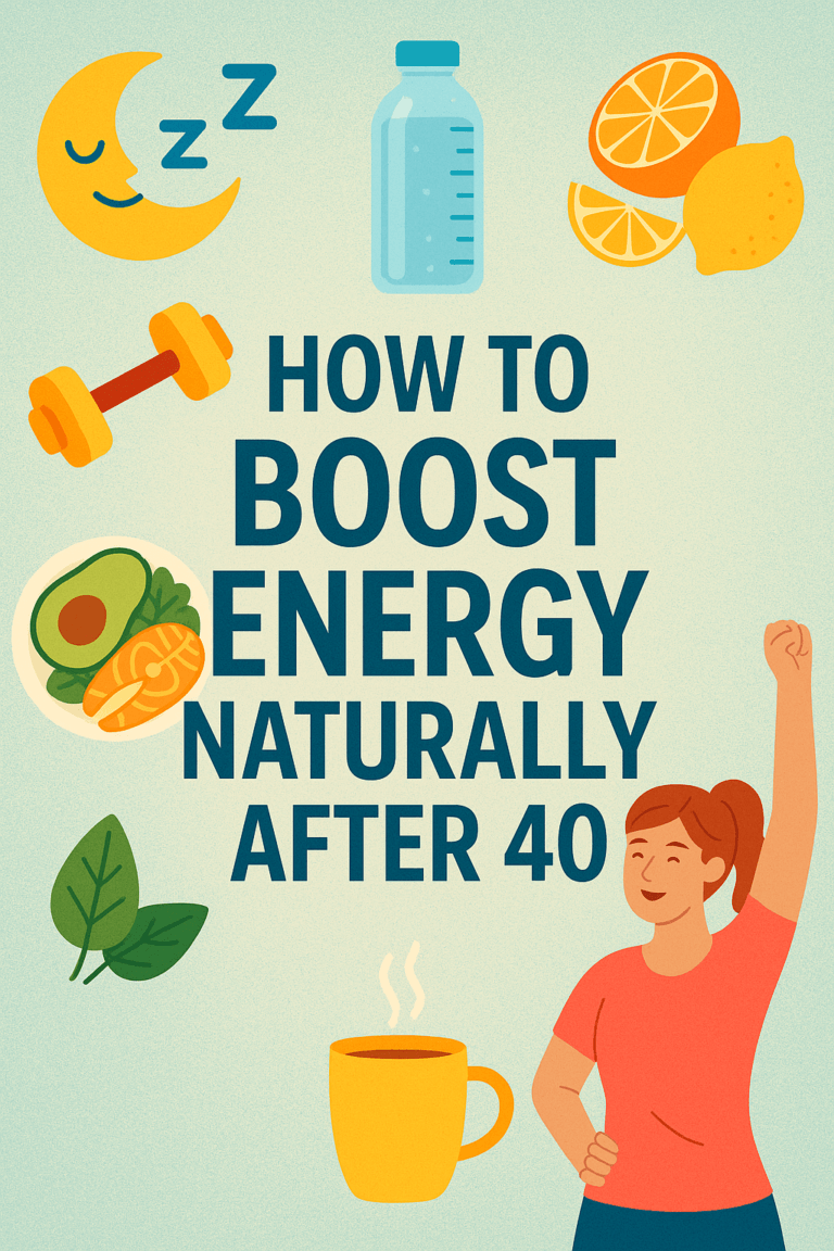 How To Boost Energy Naturally After 40 - Ageless Fitness Journey